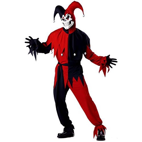 Red Evil Jester IAA0371 - Gading Kostum